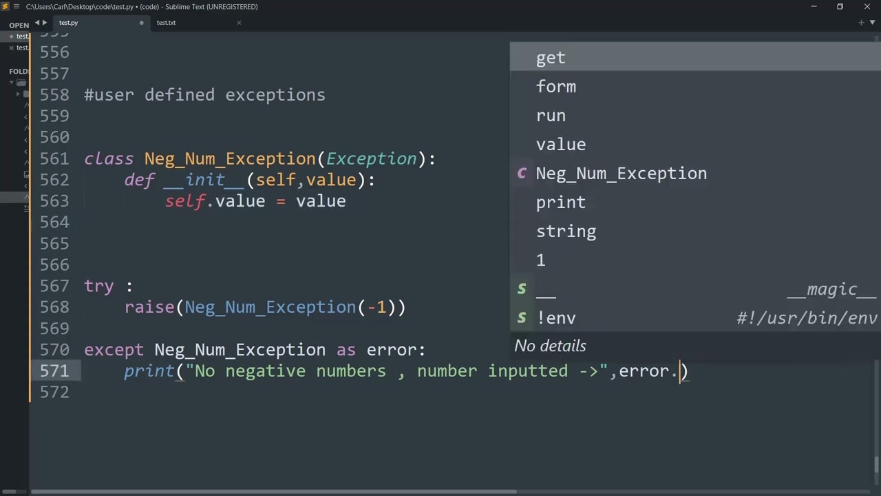 Python Custom Exception How To Create Userdefined Python Error