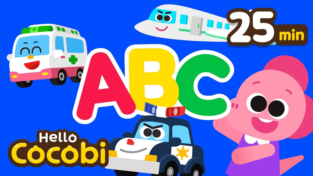 Abc Song Compilation Vehicle Jobs Animals Nursery Rhymes For Kids