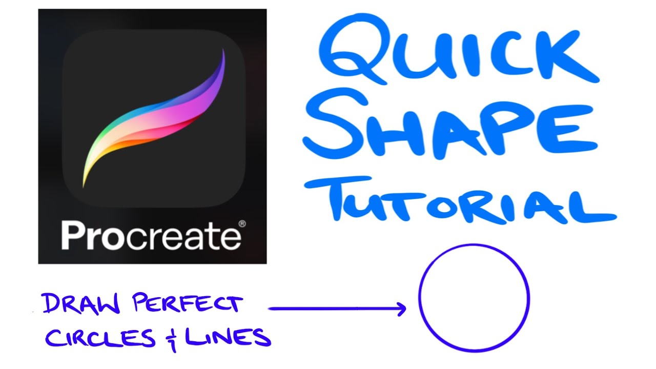 Quick Shape Procreate Tutorial Youtube