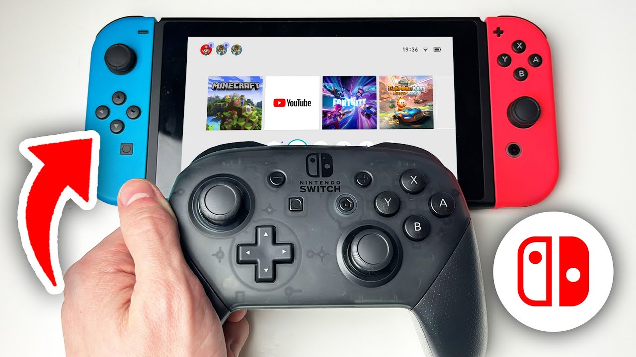 How To Connect Pro Controller To Nintendo Switch Full Guide Youtube