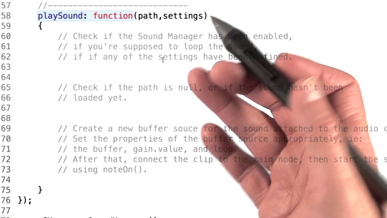 Playing Sounds Html5 Game Development Youtube