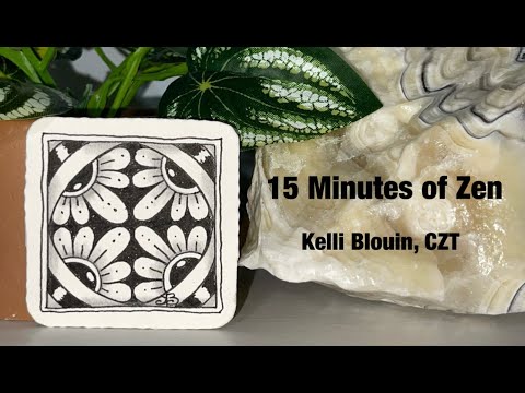 15 Minutes Of Zen Beginner Zentangle Method Huggins Youtube