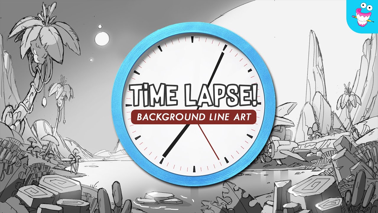 Time Lapse Background Line Art Youtube