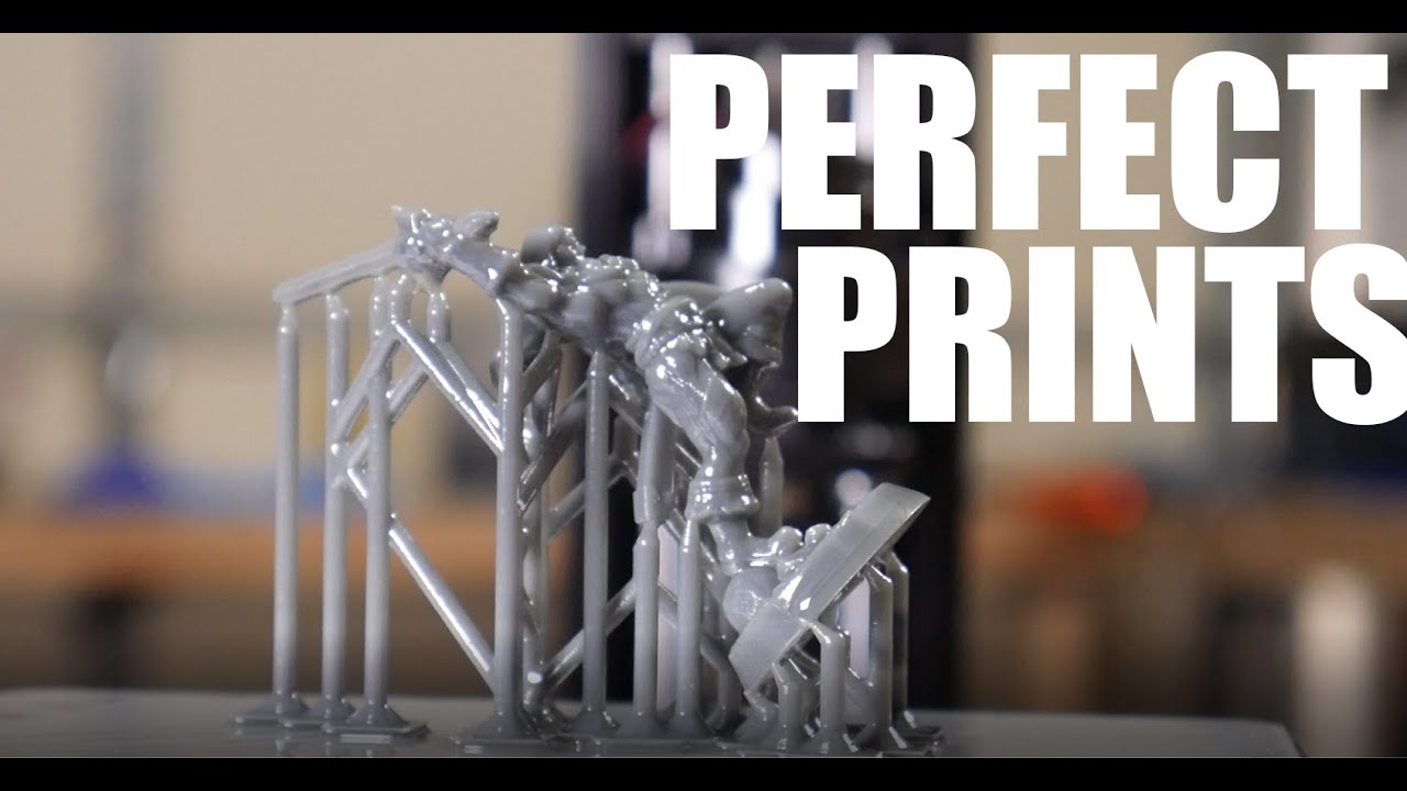 4 Tips For Getting Perfect Resin 3d Print Bed Adhesion Youtube