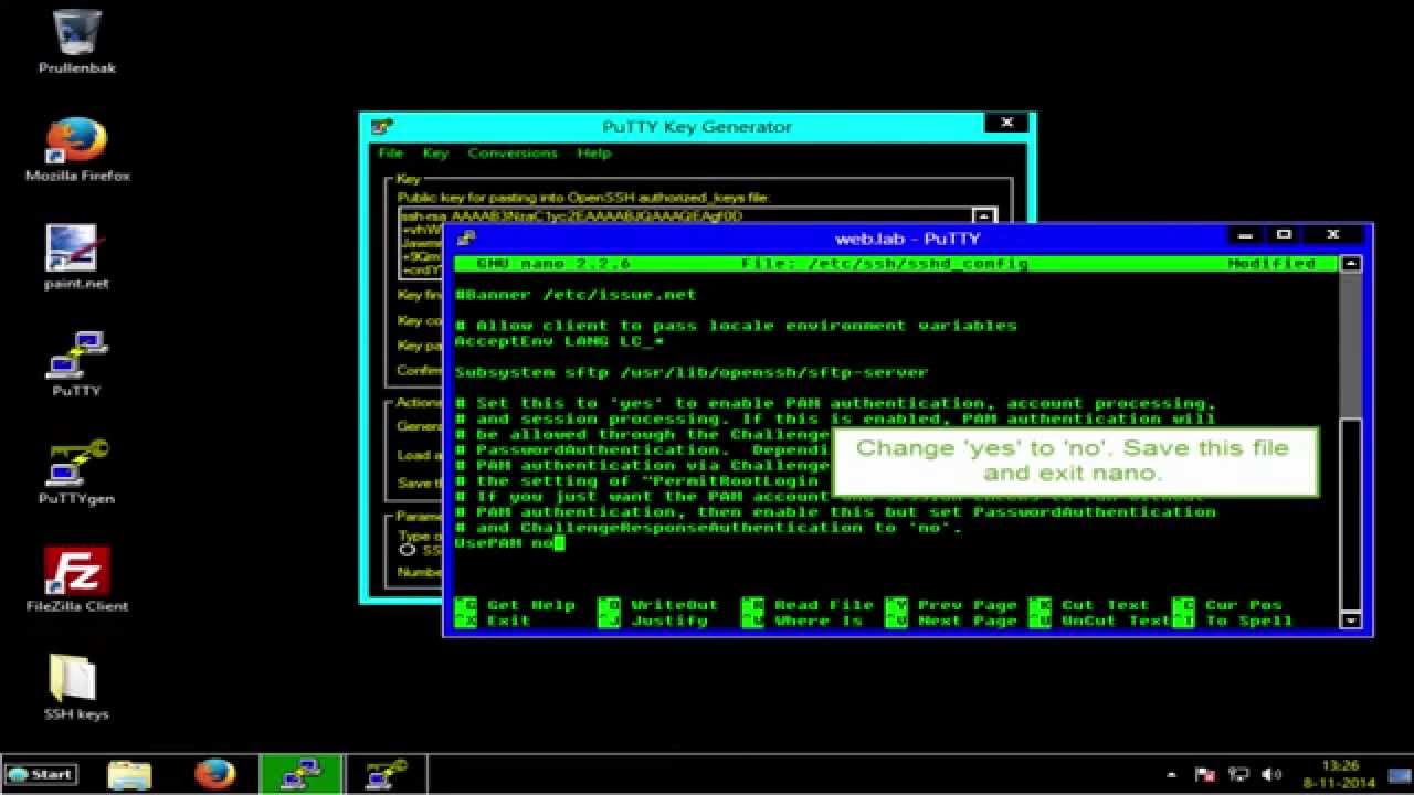 Creating Ssh Keys For Your Linux Server Using Putty Youtube
