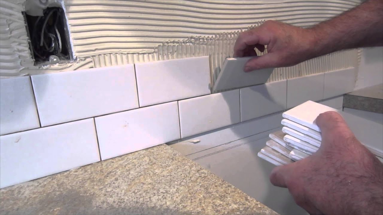 Install Tile Backsplash