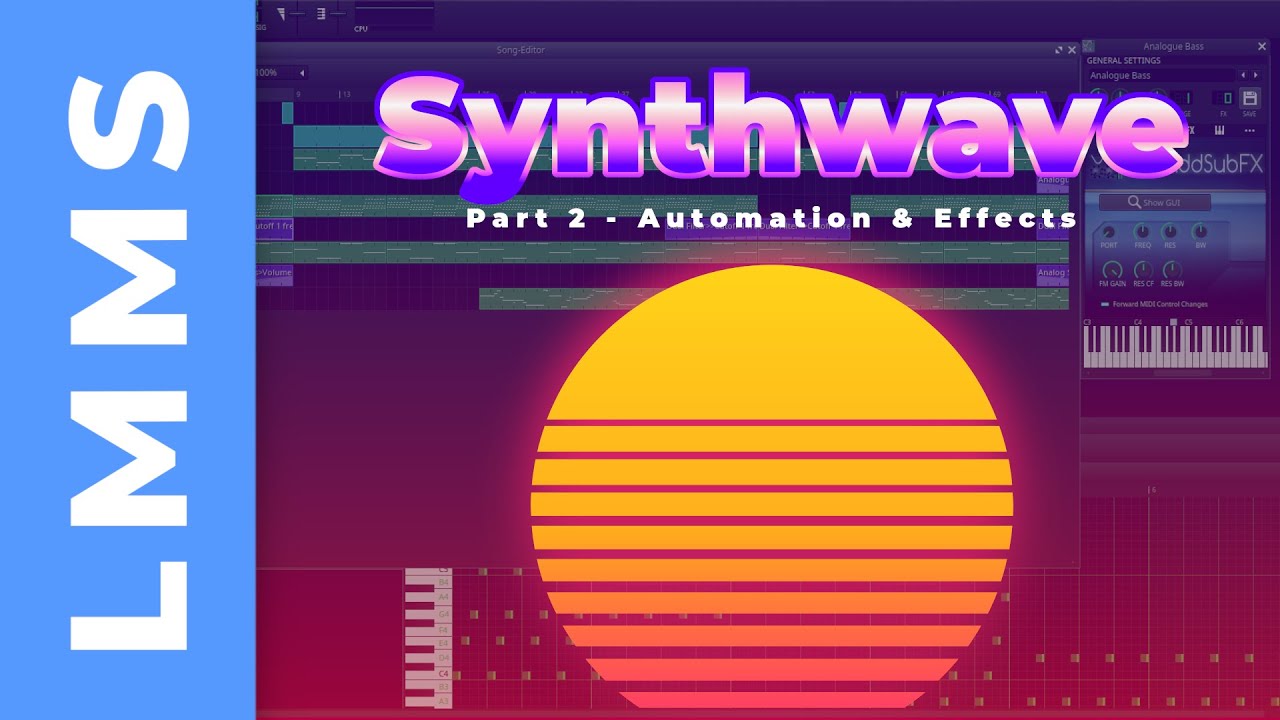 Lmms Synthwave Type Beat Automation Effects And Song Structure