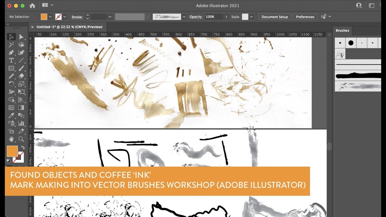 Making Your Own Vector Brushes In Adobe Illustrator Hands On Workshop