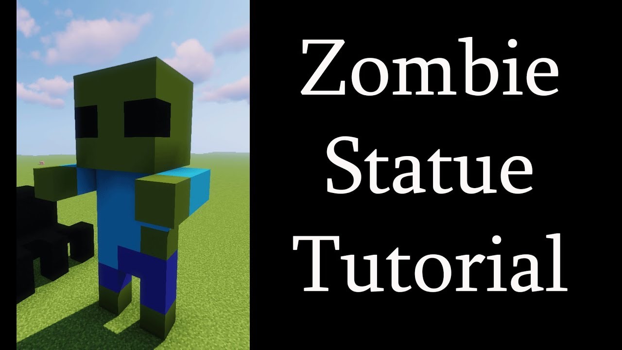 Minecraft Zombie Build Tutorial Youtube