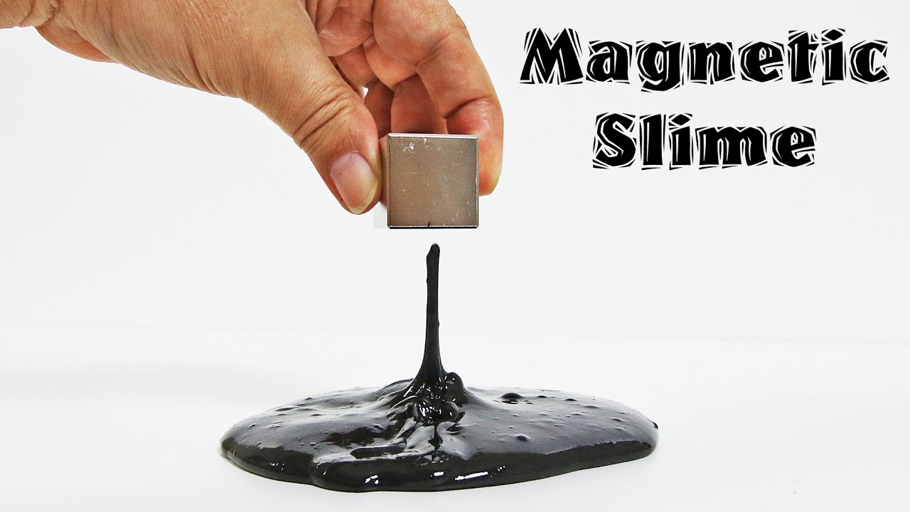 Magnetic Slime Science Experiment At Cynthia Chevalier Blog