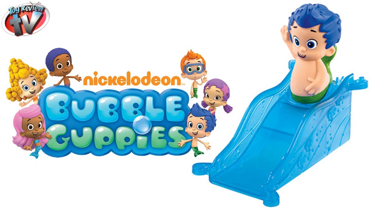 Nickelodeon Bubble Guppies Gil Slide Toy Review Fisher Price Youtube