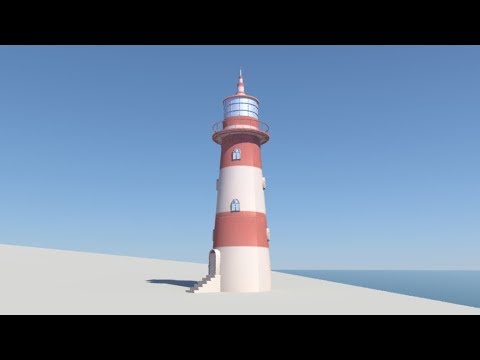 3d Modeling A Lighthouse Tower Autodesk Maya Tutorial Youtube