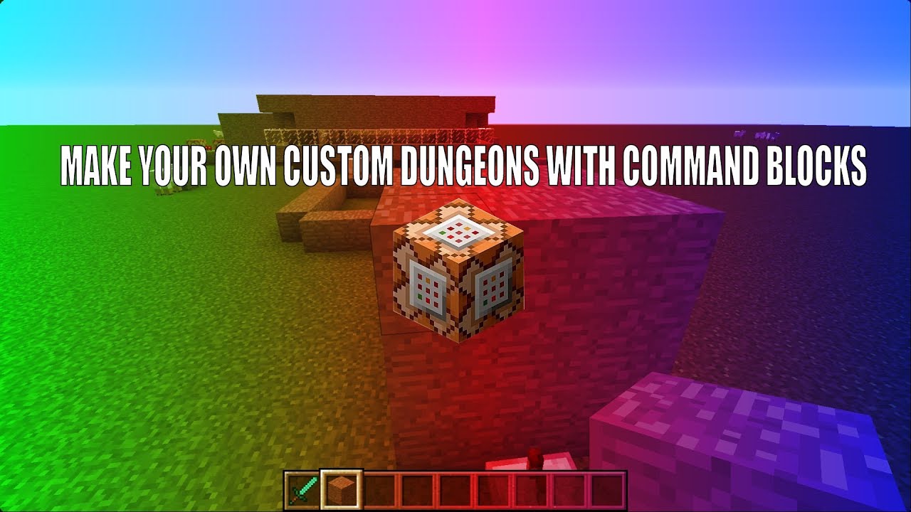 How To Make Your Own Dungeons With Command Blocks Minecraft 1 8 1 9 1