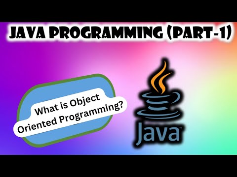 Java Programming Part 1 Introduction To Object Oriented Programming