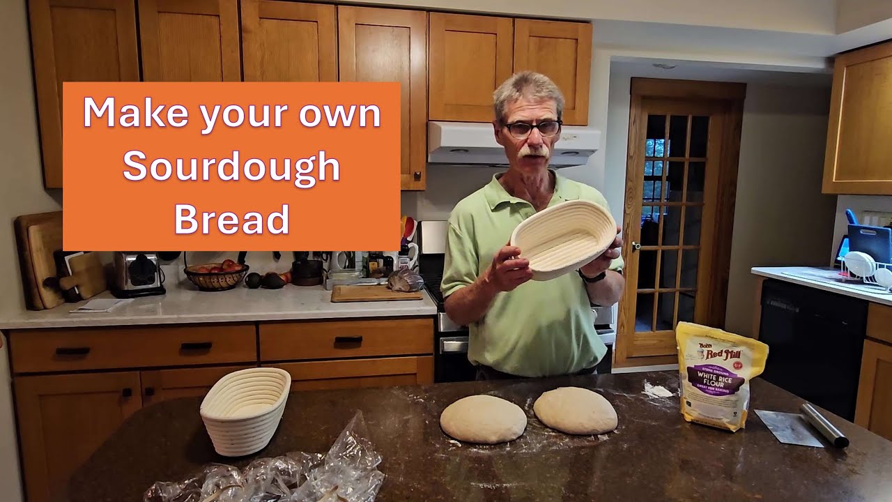 Homemade Sourdough Bread Simple Process With Basic Ingredients Youtube