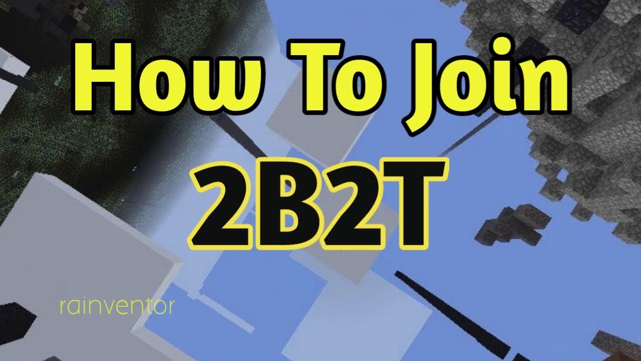 How To Join 2b2t Minecraft Server Youtube