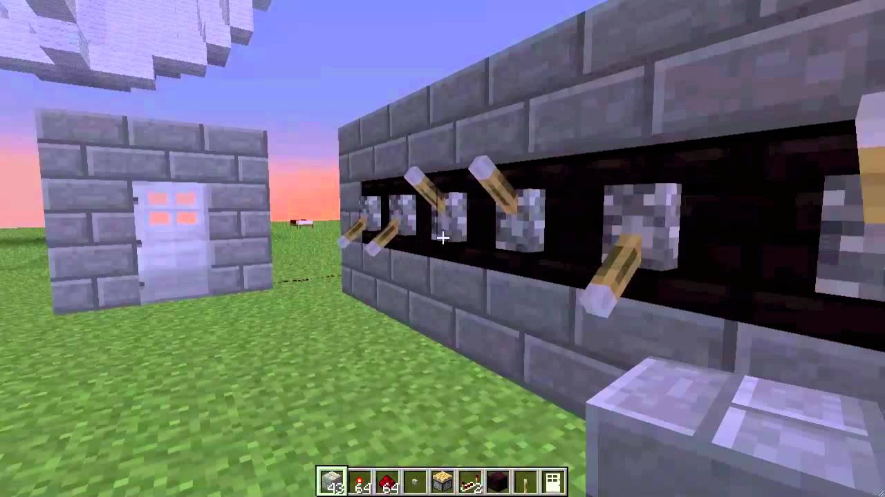 Minecraft Passcode Lock Tutorial Youtube