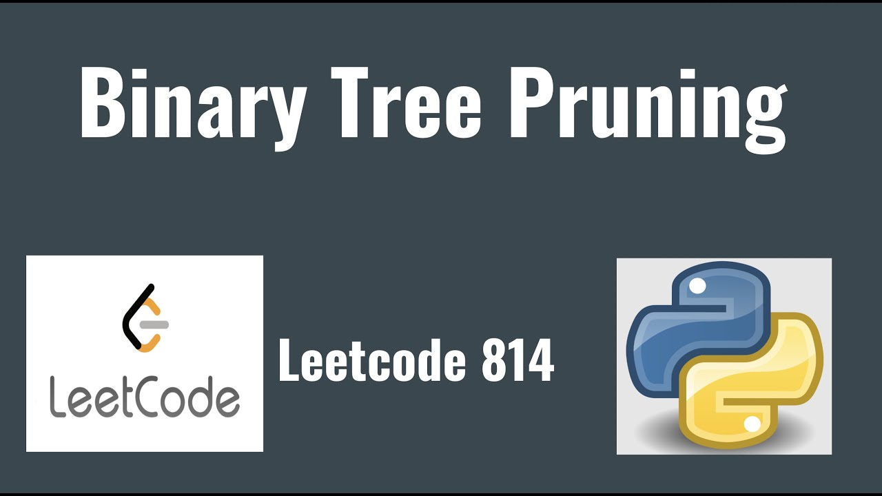 Leetcode 814 Binary Tree Pruning Youtube