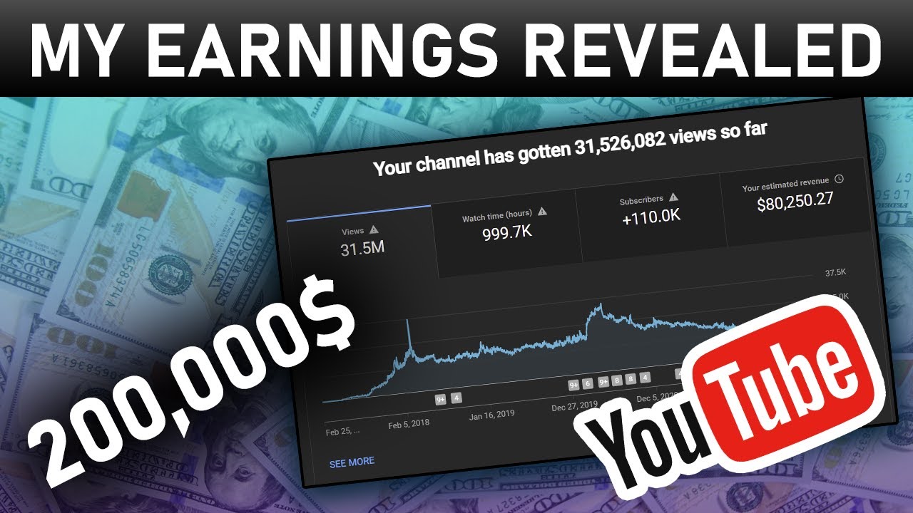 How To Earn Money From Youtube My Youtube Earnings Youtube
