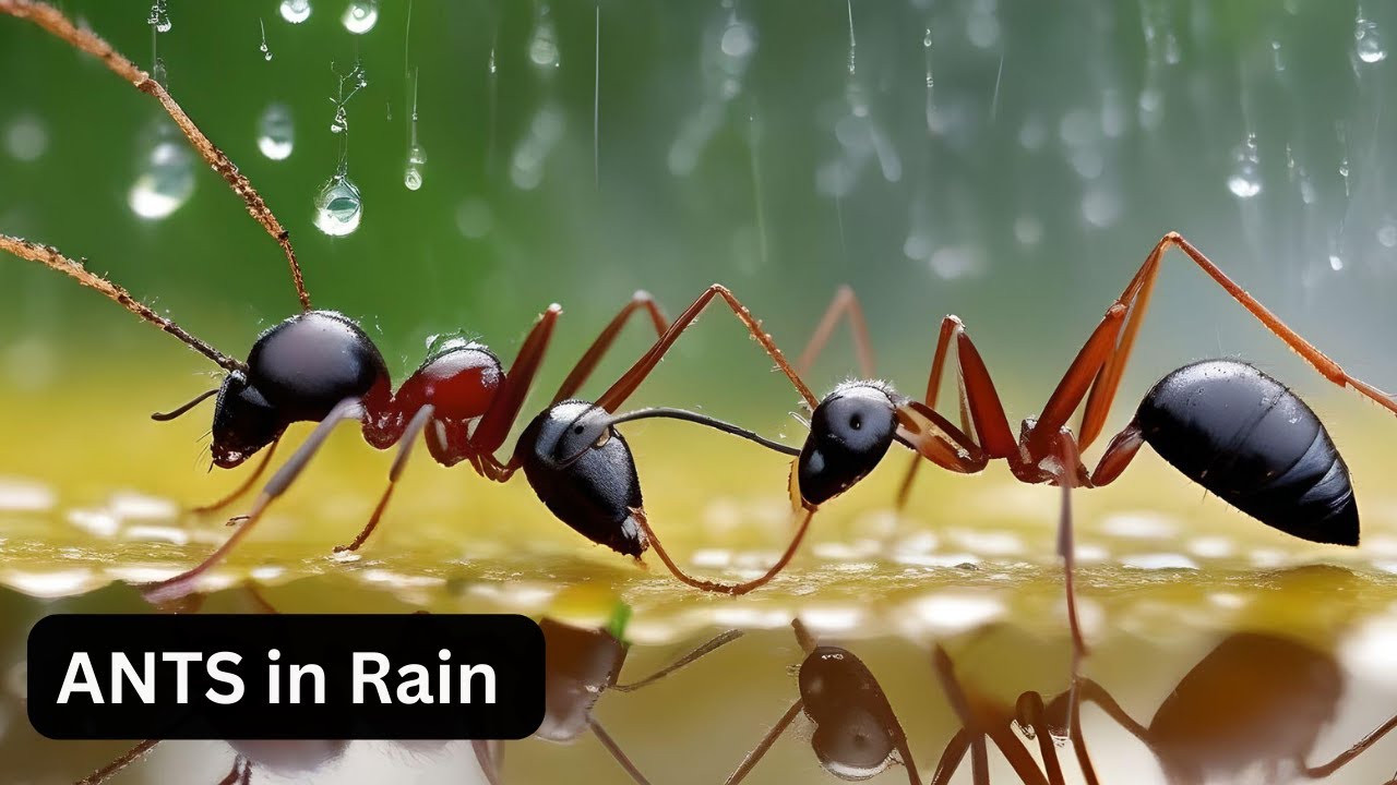 How Do Ants Survive In Rain Youtube
