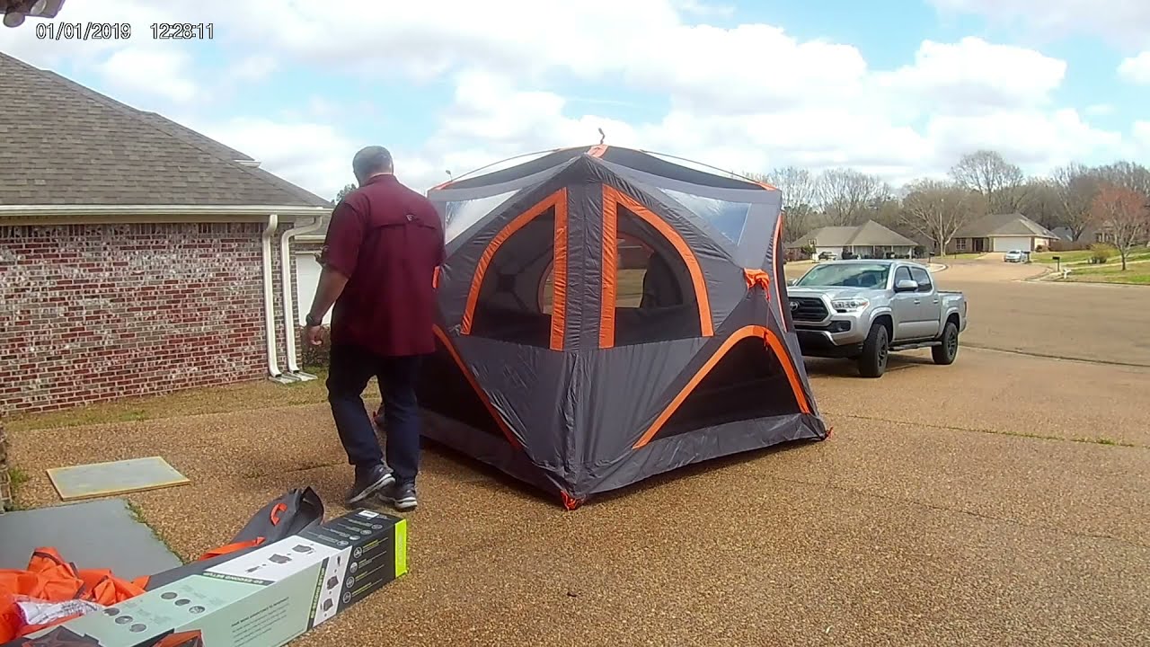 Fastest Tent Set Up Ever New Tent Review Swift Rise Hub Tent Camping