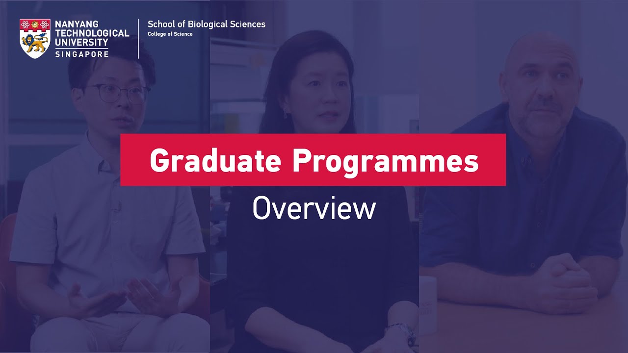 Graduate Programmes Overview Ntu School Of Biological Sciences Sbs