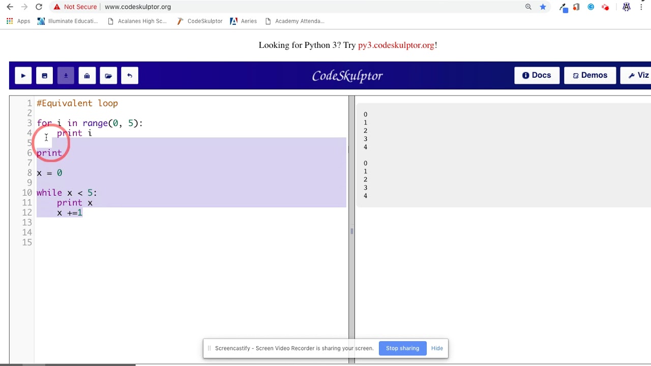 Python Loops And Lists Youtube