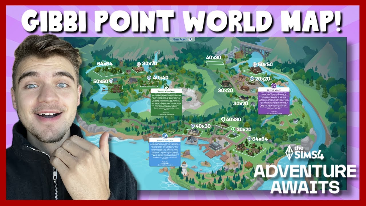 Gibbi Point World Map Sims 4 Youtube