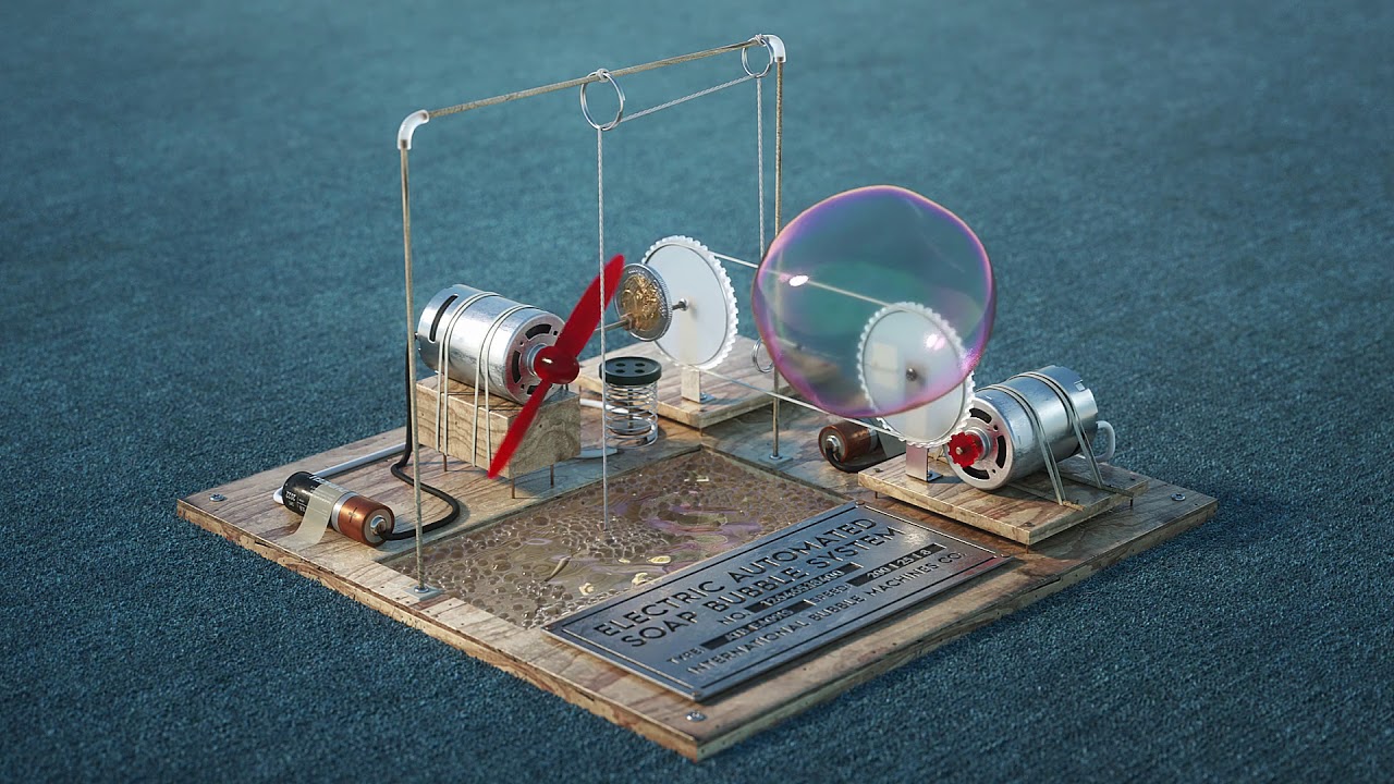 Electric Automated Soap Bubble Machine Youtube