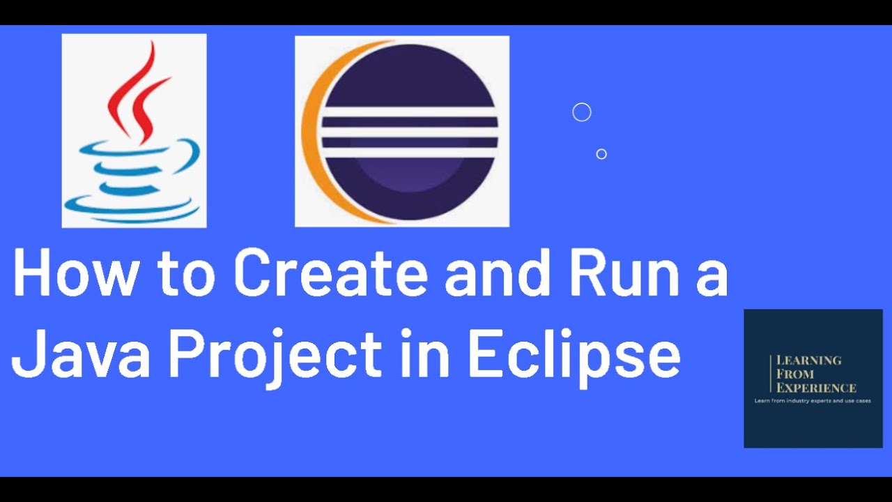 How To Create And Run A Java Project In Eclipse Create Your First