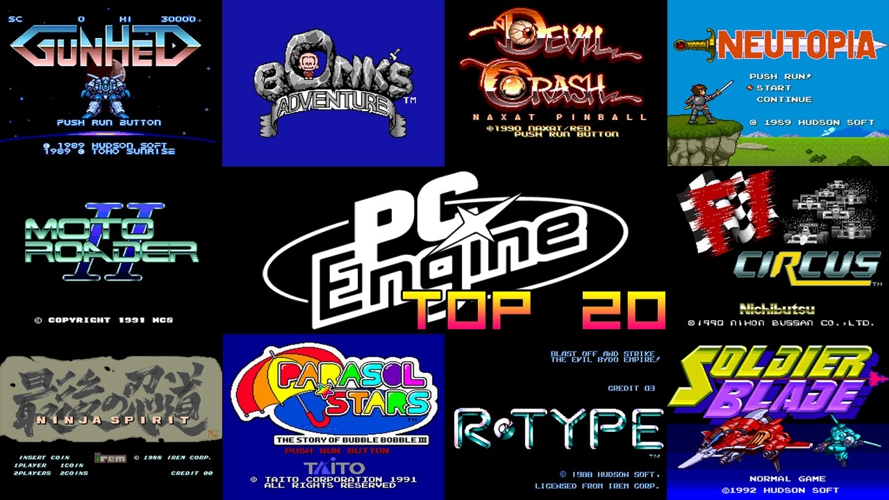 Pc Engine Turbo Grafx 16 Top 20 Games рџ ґ Youtube