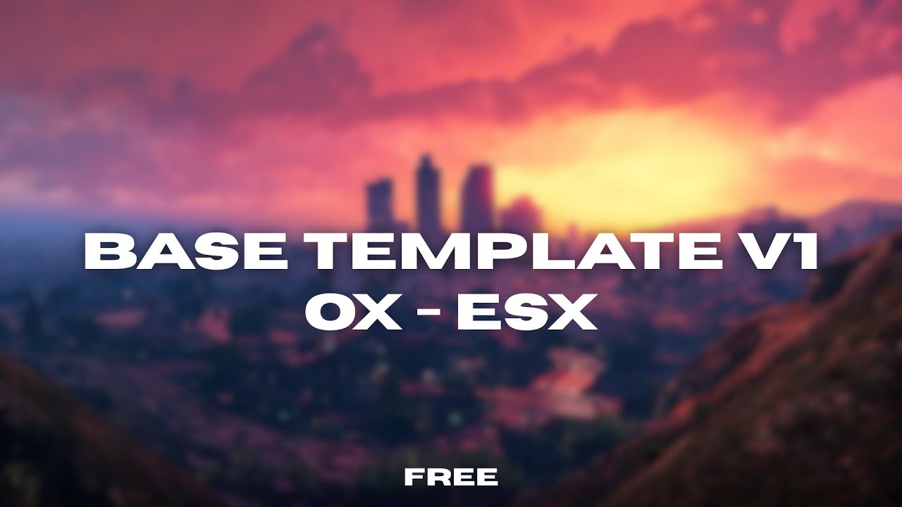 Free Esx Ox Base Template V1 Lp Dev 2 0 2025 Youtube