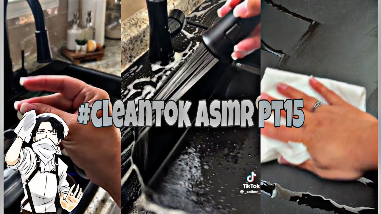 Cleaning Tiktok Compilation 15 Asmr Youtube