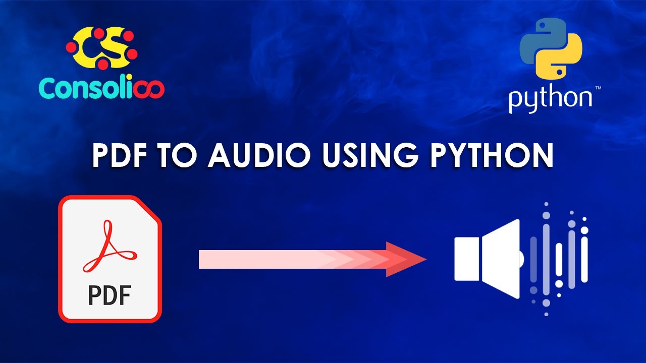 How To Convert Pdf Files Into Audio Using Python I Pdf To Audio