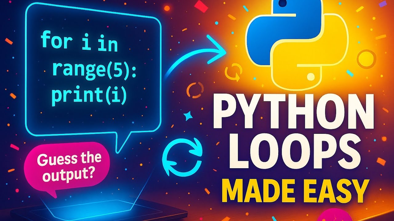 Python Loops Tutorial For Loop While Loop For Beginners Youtube