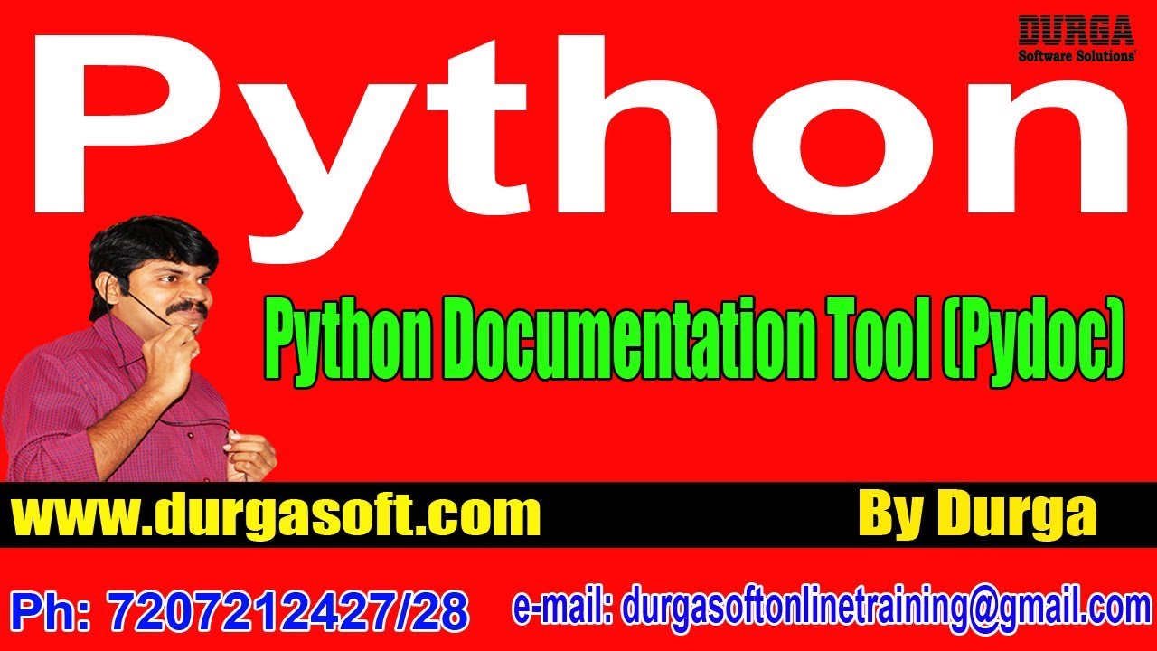 Python Tutorials Python Documentation Tool Pydoc By Durga Sir