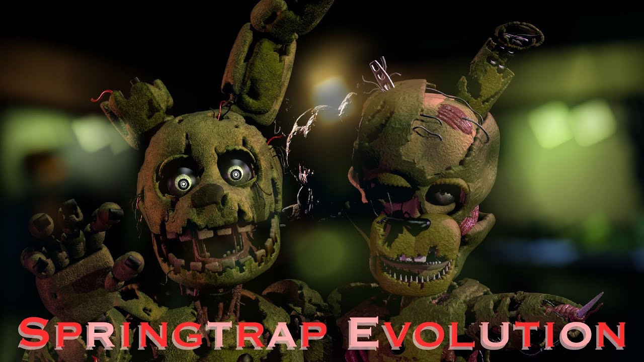 The Evolution Of Springtrap William Afton In Every Game Youtube