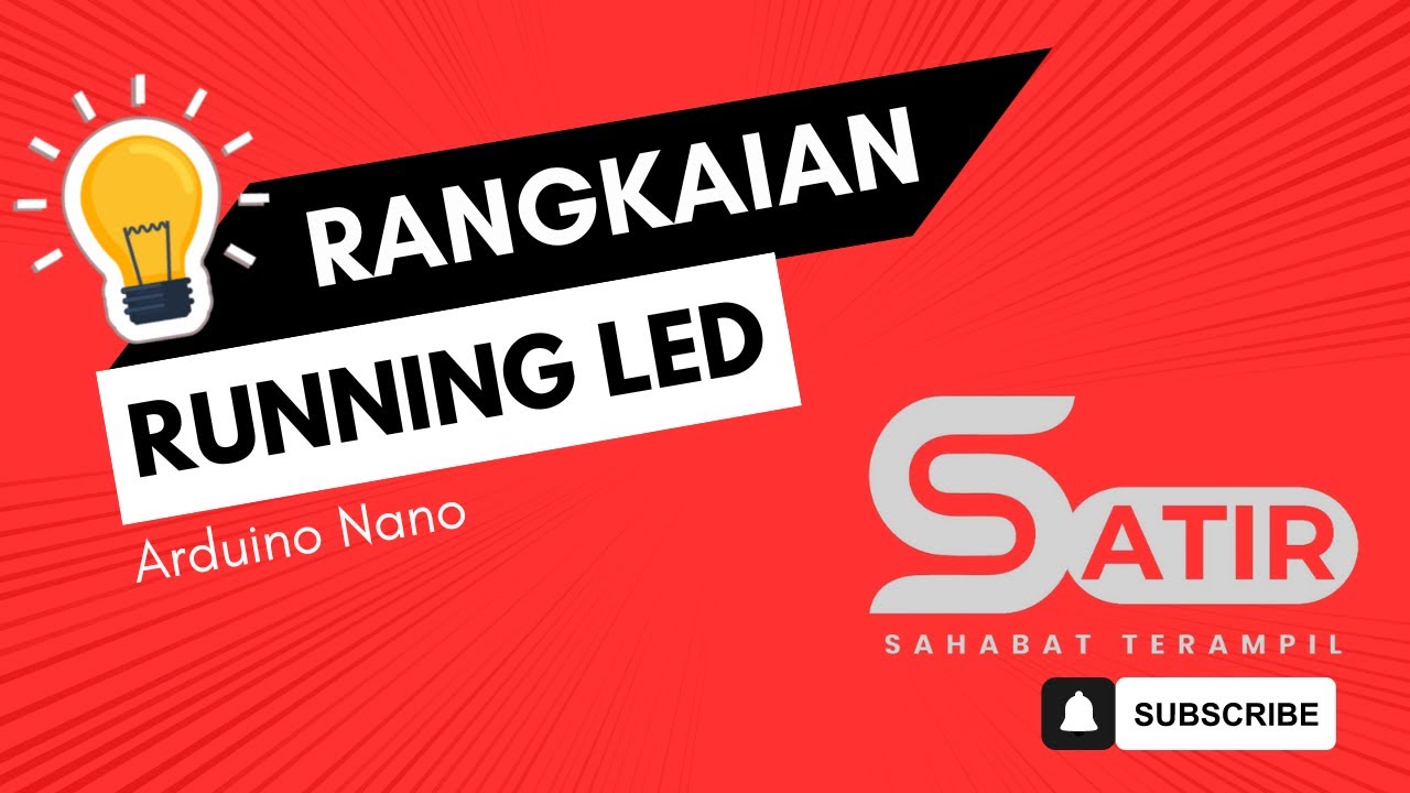 Rangkaian Running Led Arduino Youtube