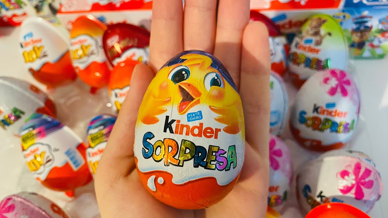 Easter Kinder Surprise Asmr Unboxing Youtube