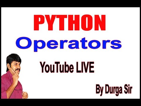 Learn Python Full Fundamental Course Python Operators By Durga Sir