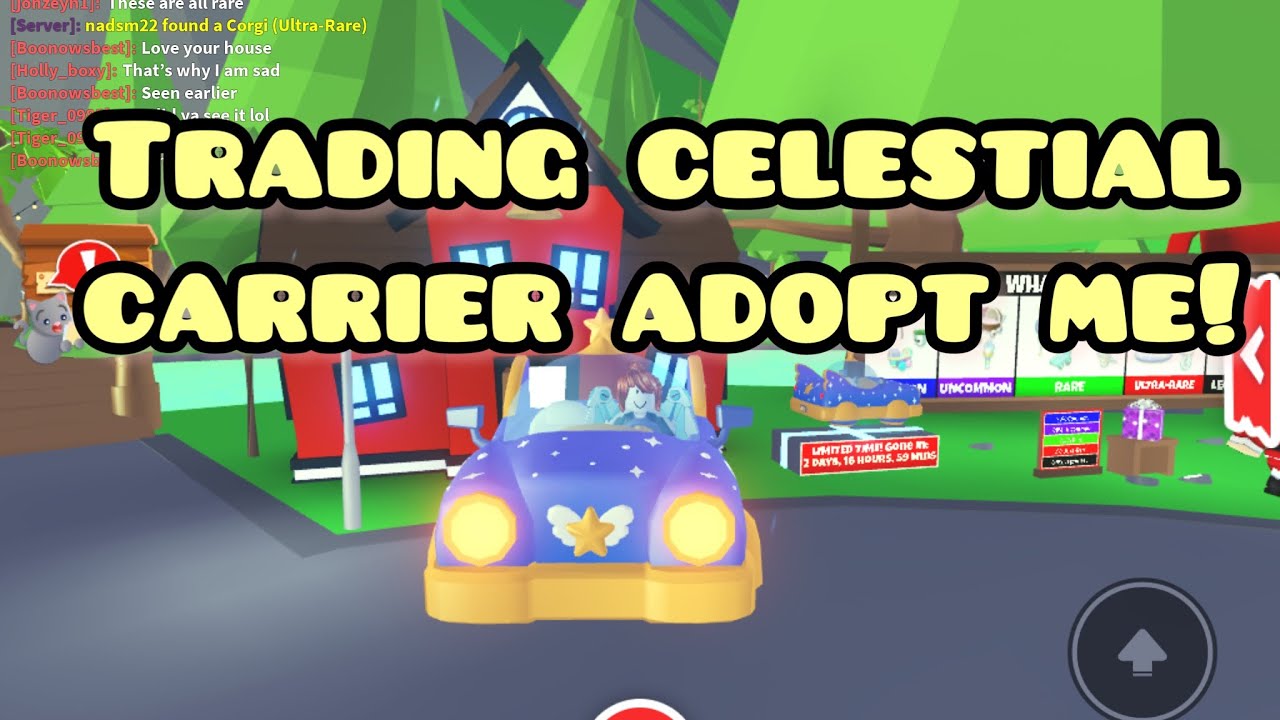 Trading Celestial Carrier Adopt Me Youtube