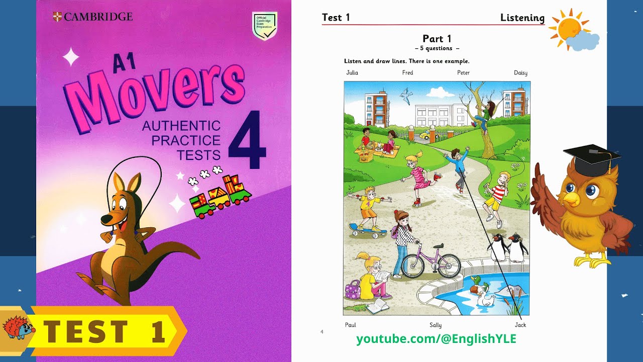 Movers 4 Test 1 New Authentic Examination Papers Listening