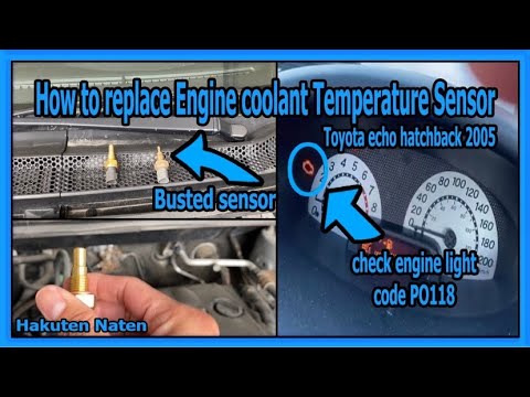 How To Replace Engine Coolant Temperature Sensor Youtube