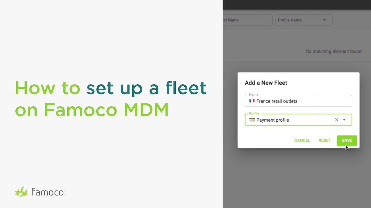 How To Set Up A Fleet Famoco Mdm Tutorials Youtube