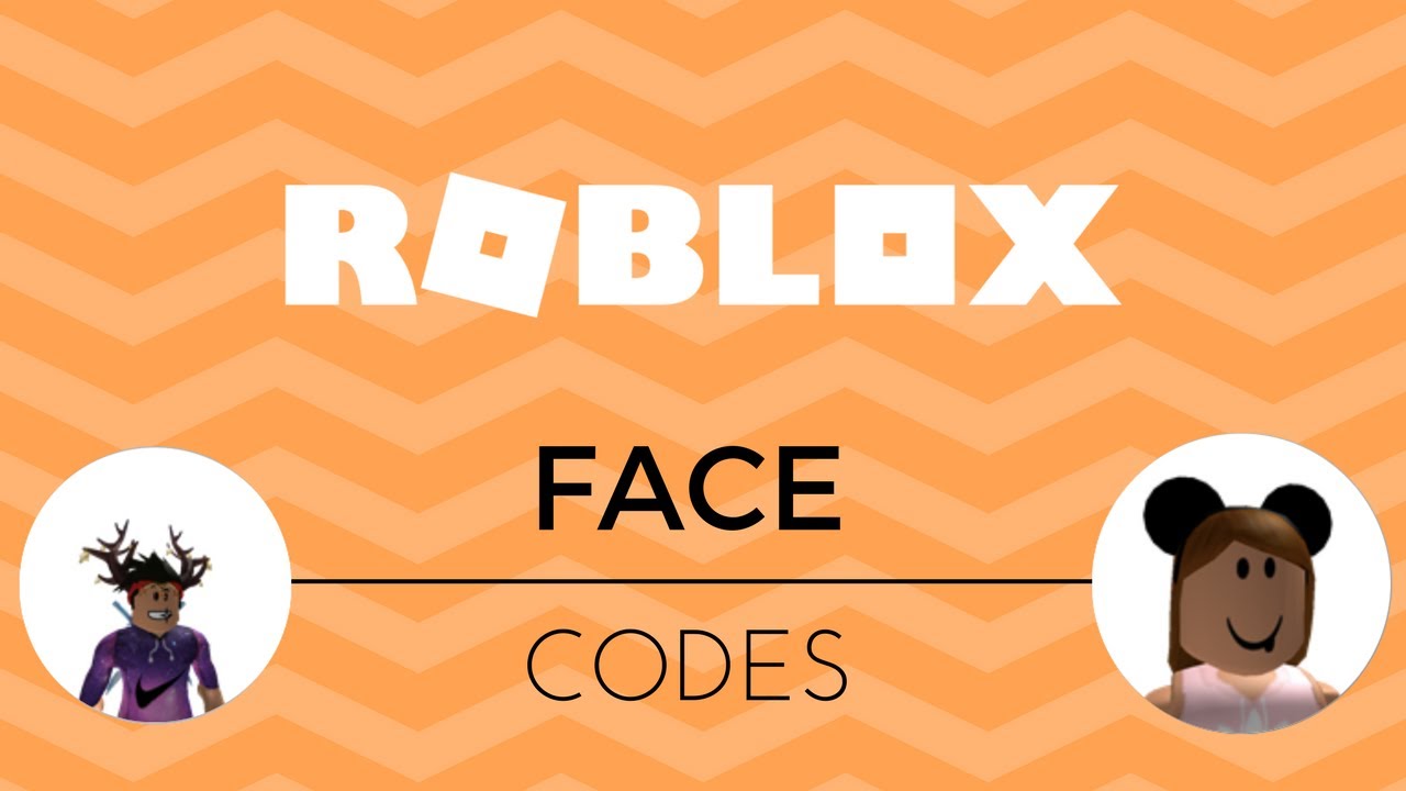 Roblox faces codes