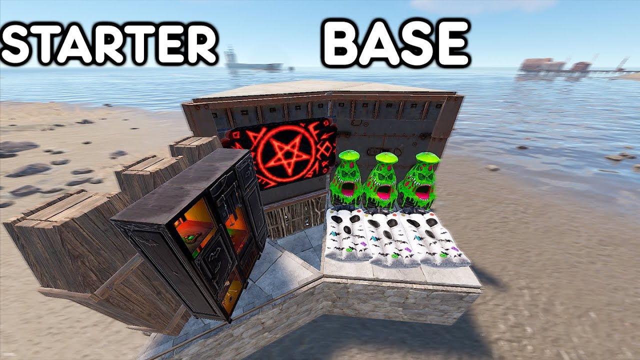 Rust Bunker Base Design Compact Rust Base Design Youtube