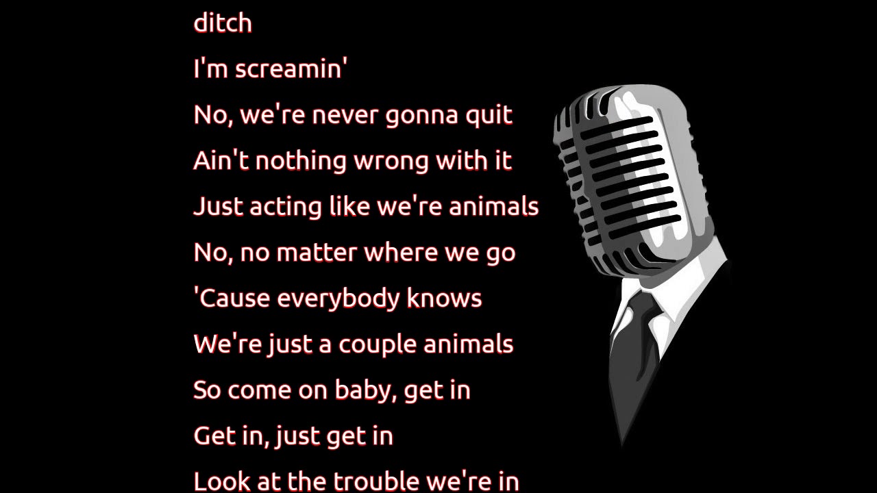 Nickelback Animals Lyrics Youtube