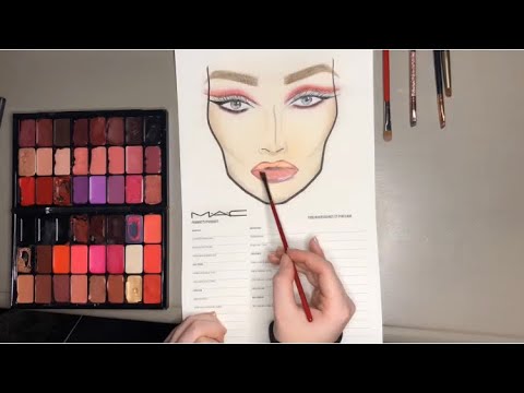 Facechart Tutorial Michelle Muah Youtube