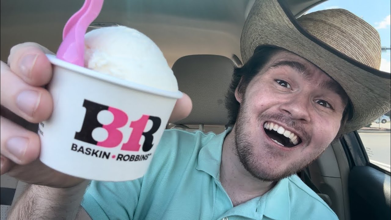 Baskin Robbins Creole Cream Cheese Ice Cream Youtube