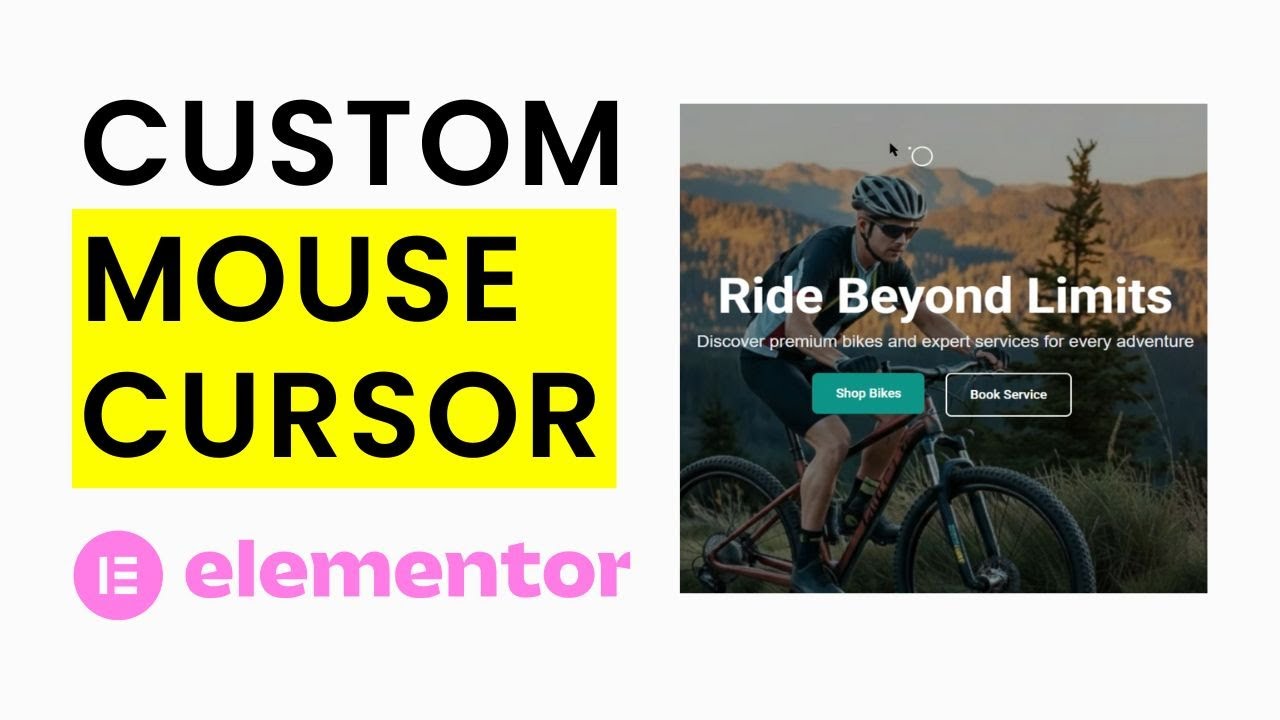 Custom Mouse Cursor In Wordpress And Elementor Youtube